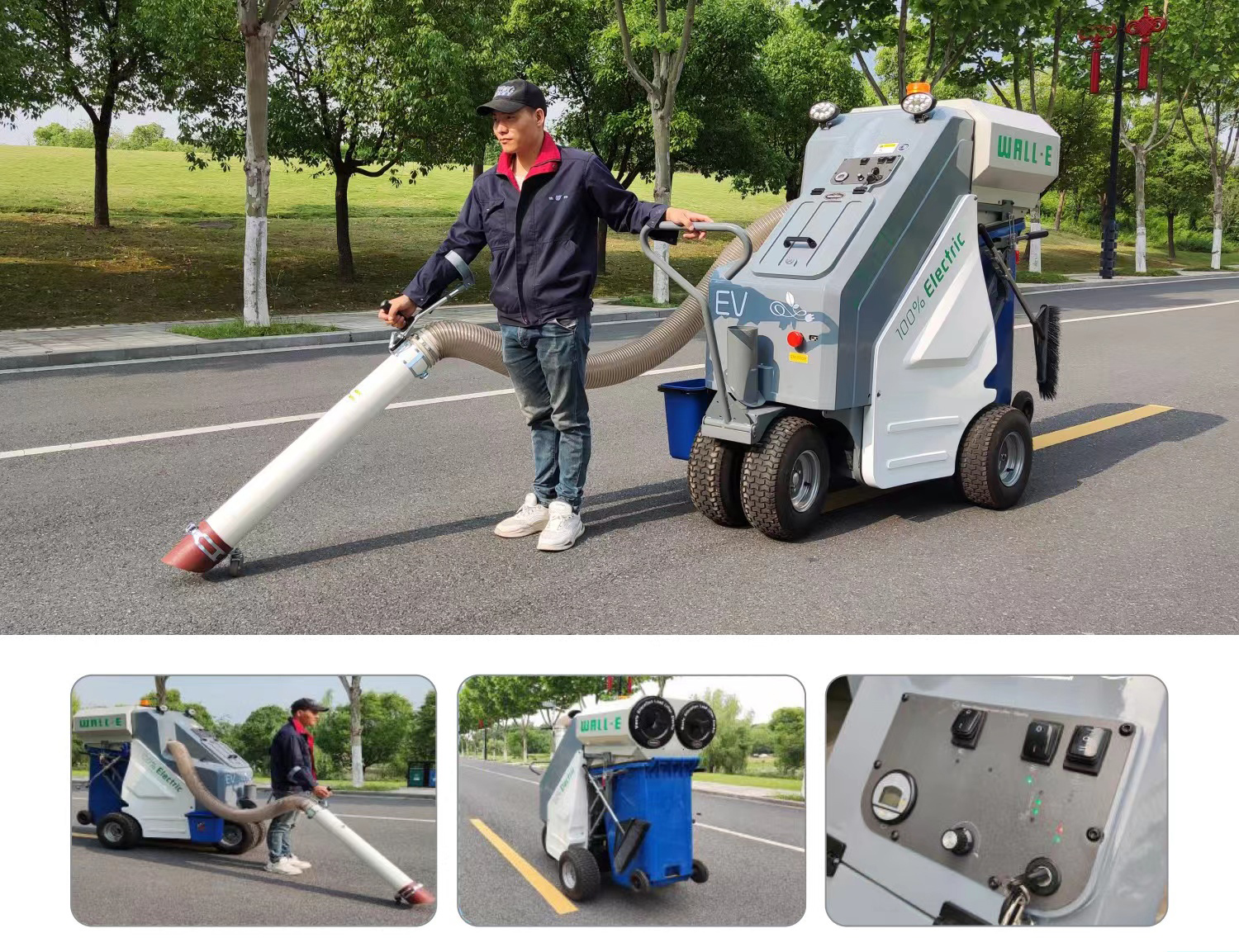 Vacuum cleaners for cleaning the streets with Lithium Accumulator ...